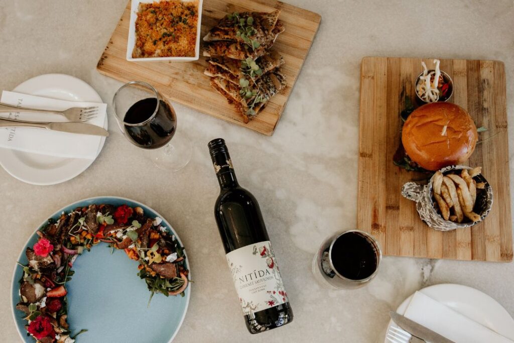 Tables at Nitida - Menus - Nitida Wine Farm